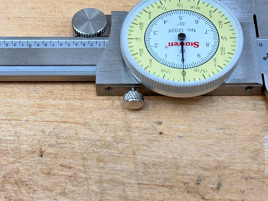 Starrett Fractional & Decimal Inch Dial Caliper: 6 inch | RobCosman.com — RobCosman.ca