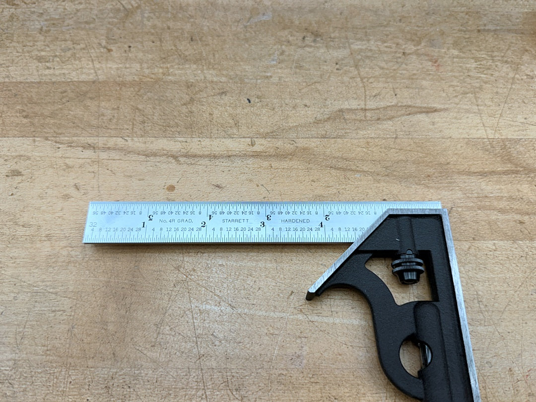 Starrett Combination Square: 6 Inch | RobCosman.com — RobCosman.ca