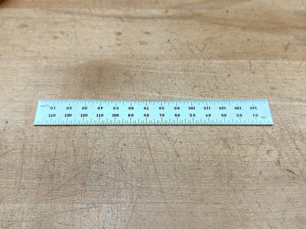 Starrett Steel Ruler: 150mm | RobCosman.com — RobCosman.ca