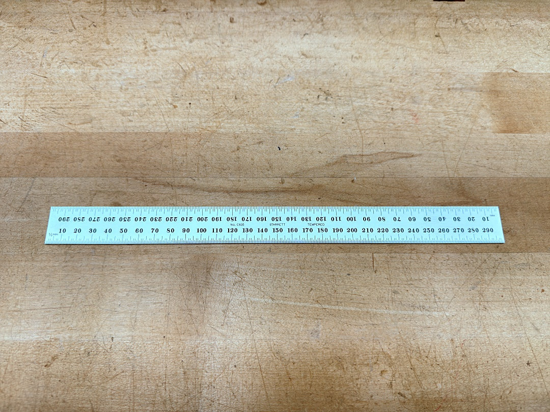 Starrett Steel Ruler: 300mm | RobCosman.com — RobCosman.ca