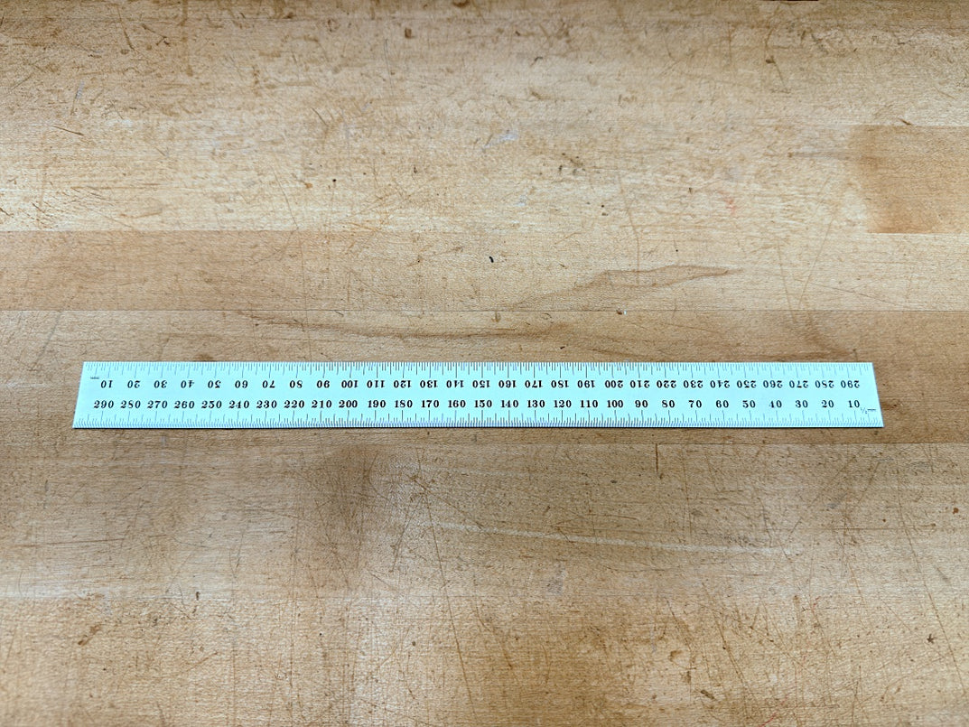 Starrett Steel Ruler: 300mm | RobCosman.com — RobCosman.ca
