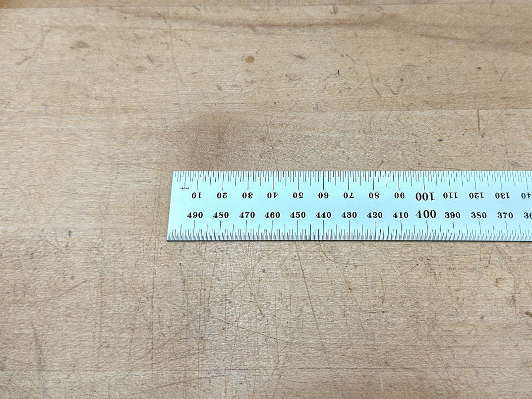 Starrett Steel Ruler: 500mm | RobCosman.com — RobCosman.ca