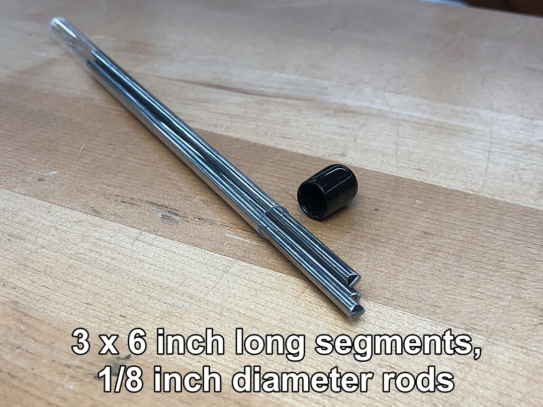 Rob Cosman's Wood-Hinge Rod Kit: 1/8 inch Diameter Rods — RobCosman.ca