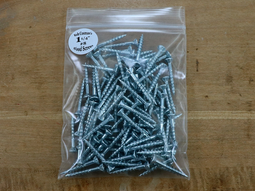 Robertson Drive Screws: Flathead, #8, 1-1/4 inch | RobCosman.com ...