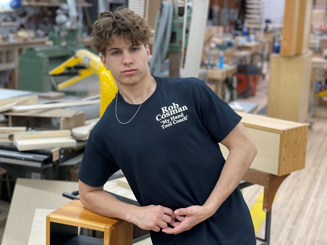 Rob Cosman's T-Shirt: "My hand Tool Coach" | RobCosman.com — RobCosman.ca